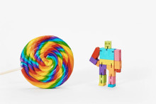 Micro Cubebot - Multi Colored - Little Obsessed