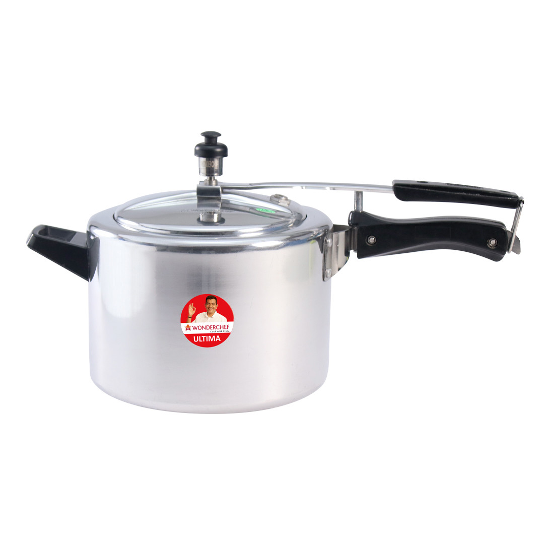 Wonderchef Ultima Inner Lid Indian Cooking Aluminum Pressure Cooker ...