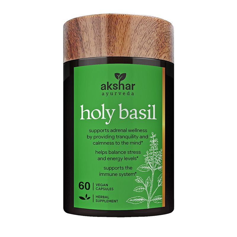 Holy Basil (Tulsi) Herbal Supplement - Natural Anxiety and Immunity ...