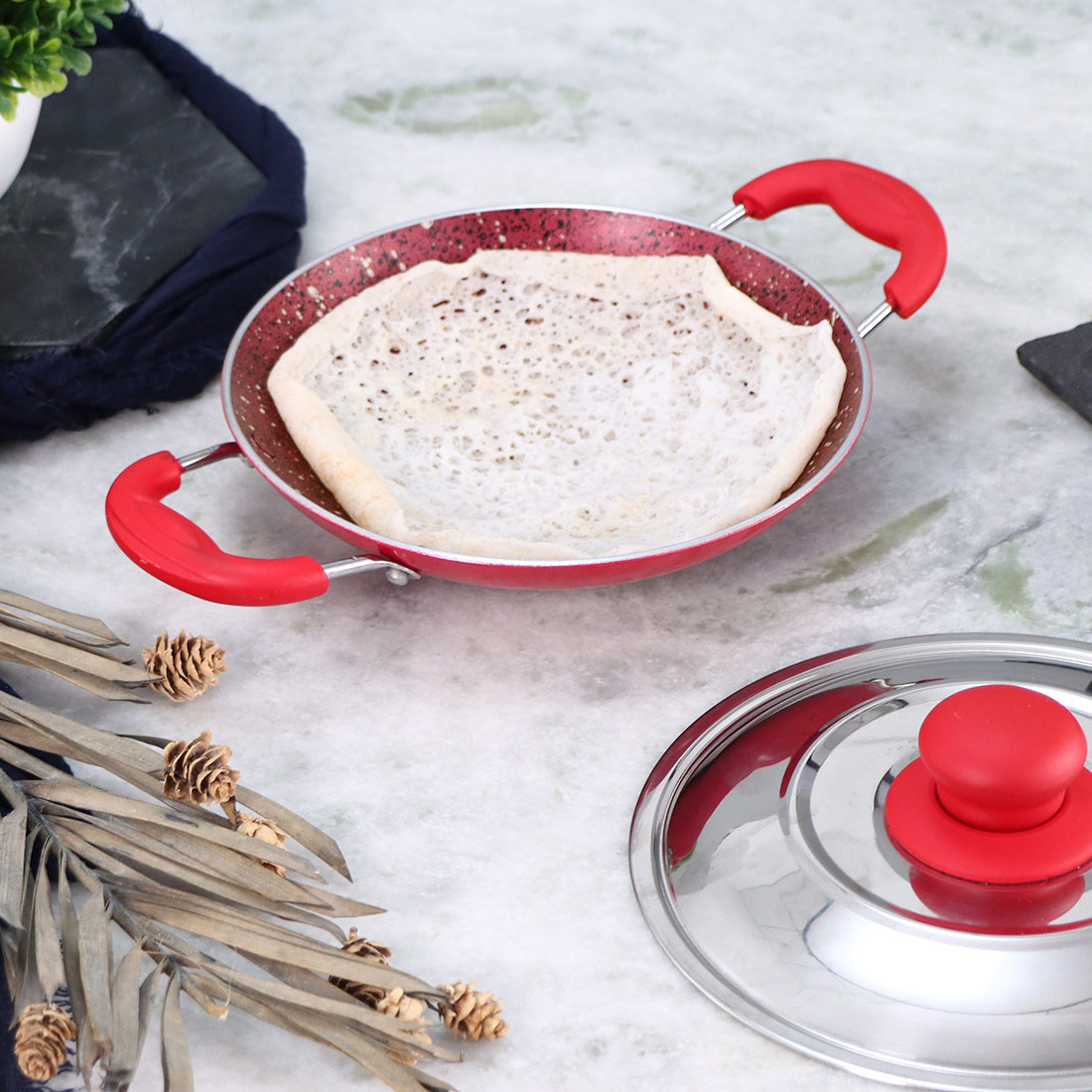 Appachetty Curved Appam Pan | In-Sattva