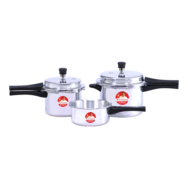 Wonderchef Pressure Cooker | Outer Lid Combination Set 2/3/5 Liter