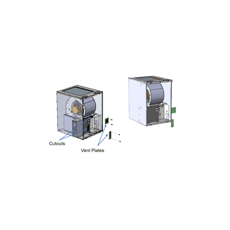 Retrofit Kit for E7EU/E7EM Furnaces with no Doors | Style Crest