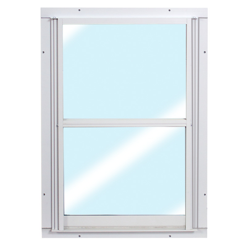 30" x 27" Vertical Sliding Self-Storing Storm Window | Style Crest