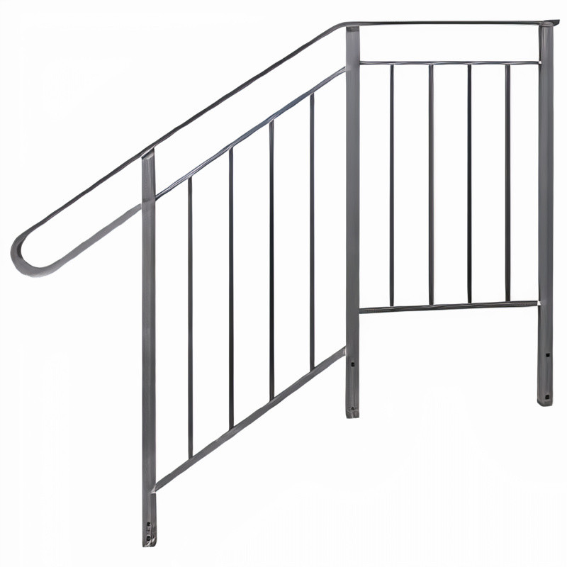 Deluxe Side Rail for 35" 5-Step Fiberglass Steps - 29" Platform | Style ...
