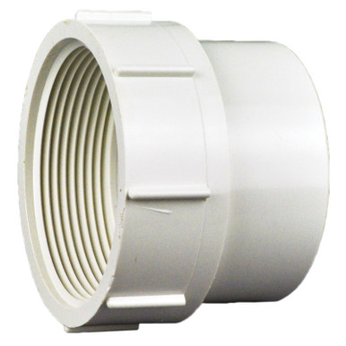 PVC Clean Out Adapter - Schedule 40 - 3" Spigot x 3" FPT | Style Crest