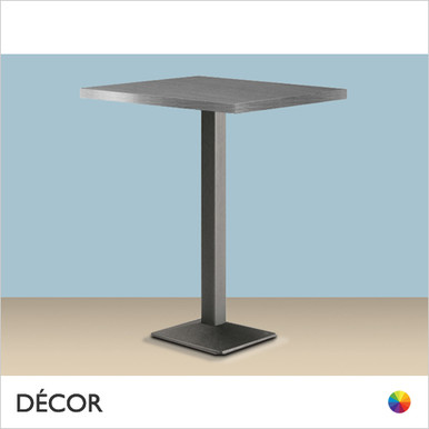 QUADRA BAR HEIGHT TABLE BASE SQUARE | RESTAURANT & BISTRO TABLES ...