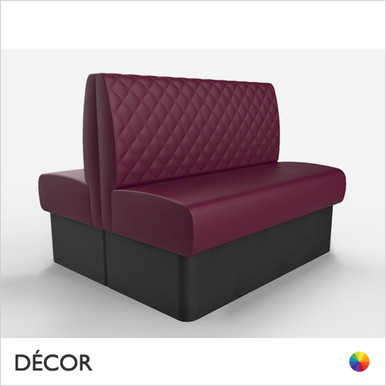 Battersea 2 Seat 1200mm Twin Back to Back Banquette Bench - Luxurious ...