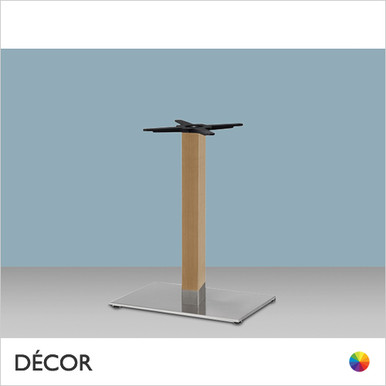 Tiffany Natural Rectangular Dining Table Base | Designer Table Bases ...
