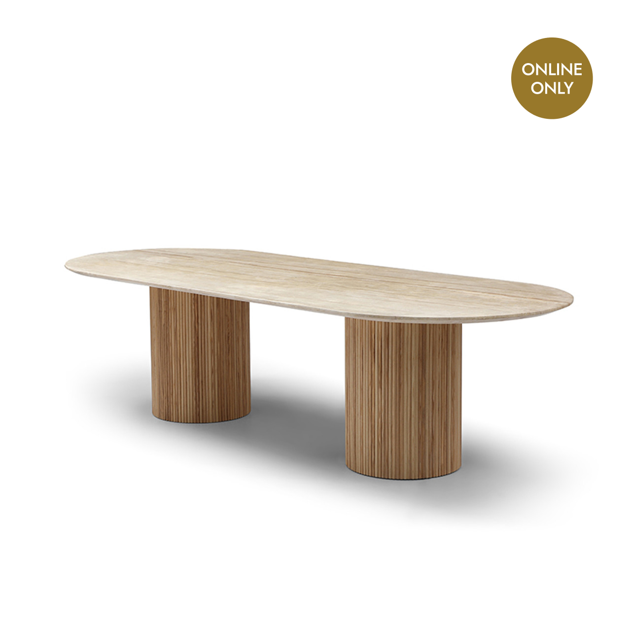 Monty Travertine Dining Table | Catalano Interiors