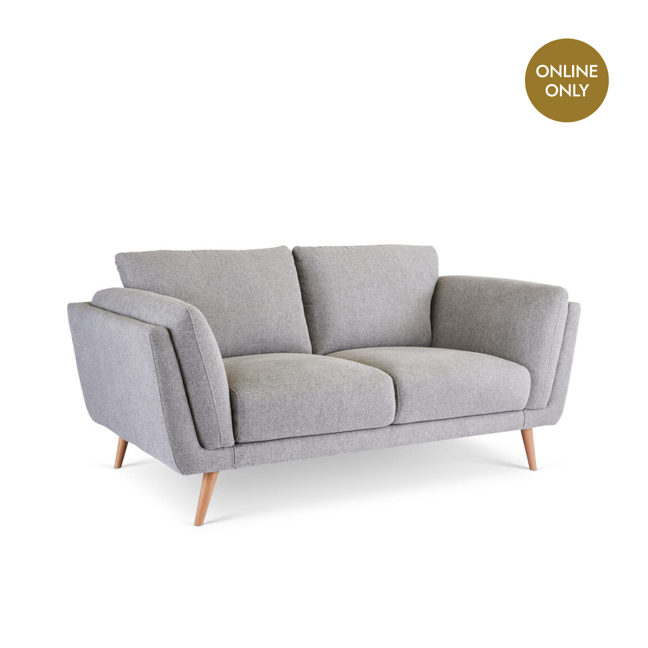 Marley 2-Seat Grey Gum Lounge | Catalano Interiors