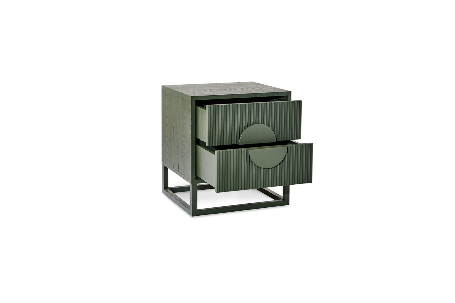 Maximus Bedside Table (Olive Green) | Catalano Interiors