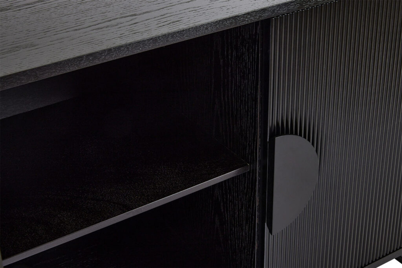 Maximus Black Oak Buffet (280cm) | Catalano Interiors