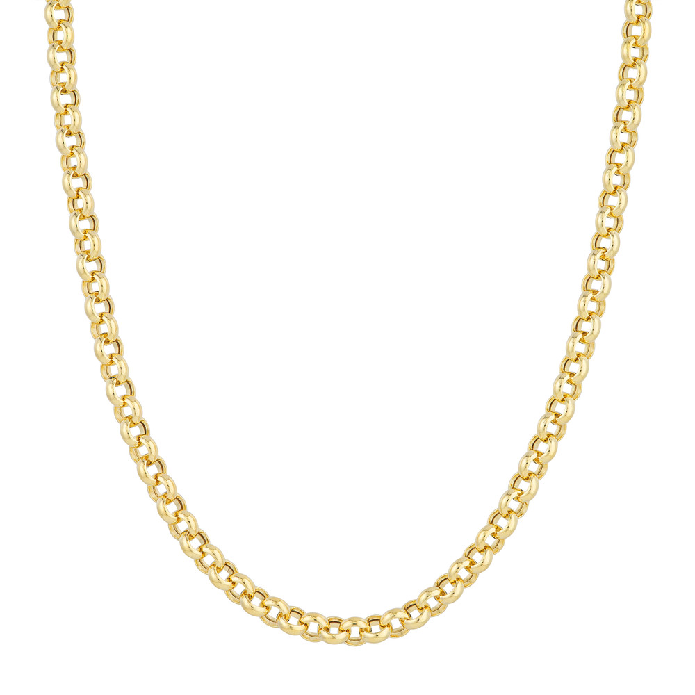6.5mm Hollow Rolo Chain with Pear Lobster Lock - Midas Chain