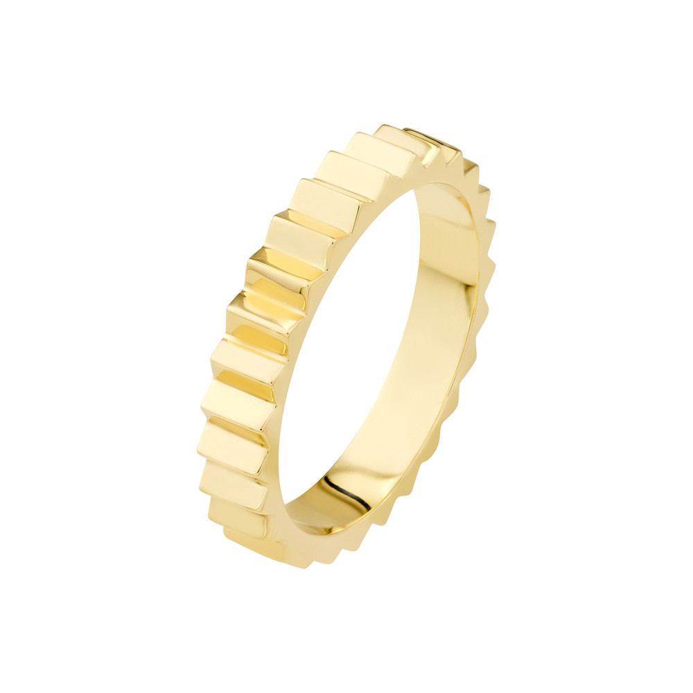 Fluted Band Ring - Midas Chain
