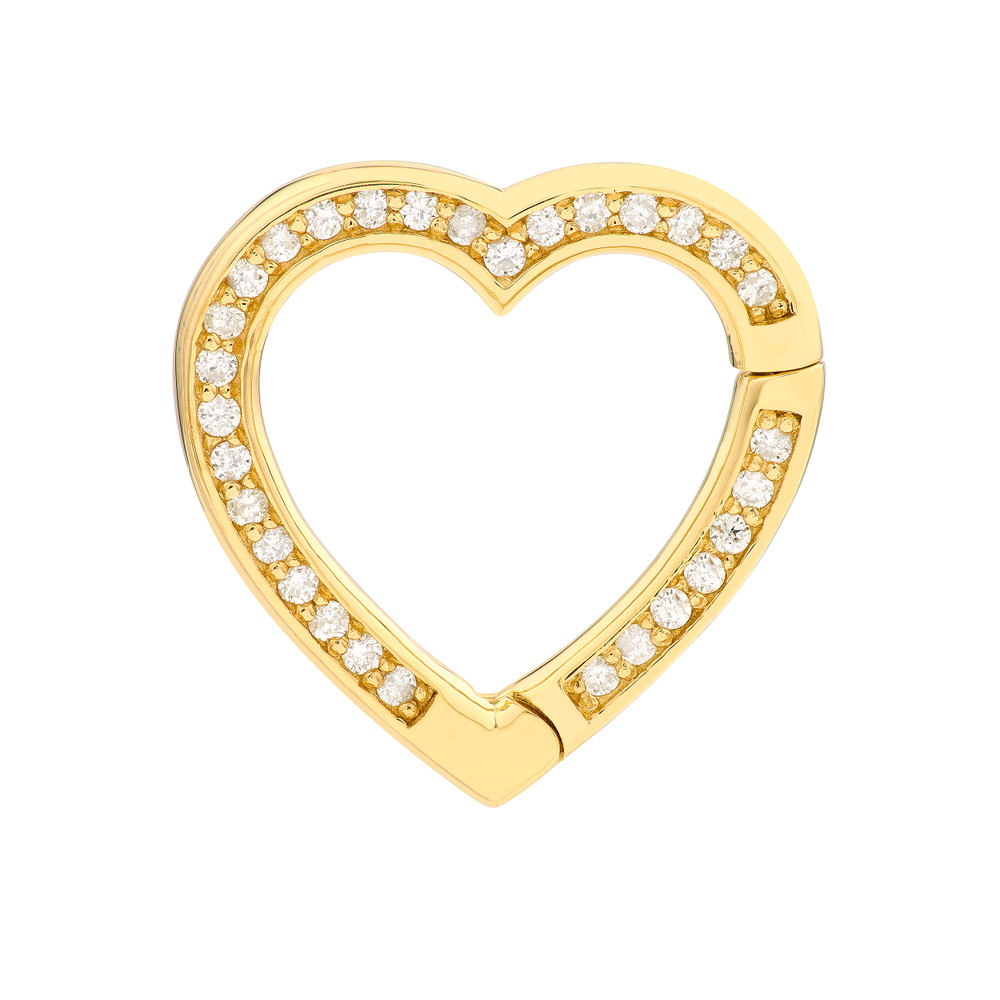 Diamond Heart Snap Lock - Midas Chain