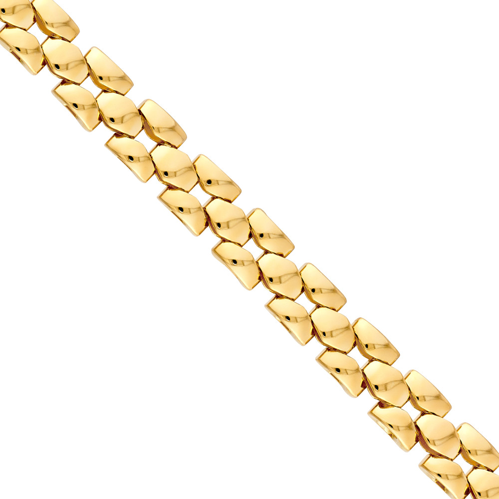 Polished 2+1 Square Link Chain - Midas Chain