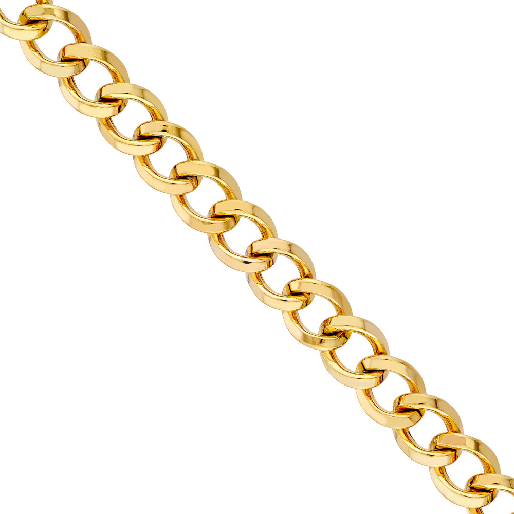 Triangular Tube Curb Link Chain - Midas Chain