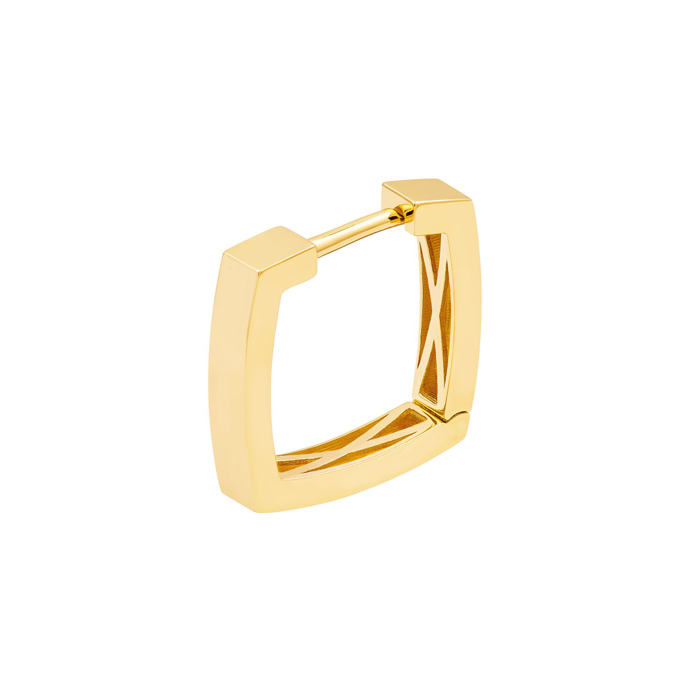 Large Square Hoop Earrings - Midas Chain