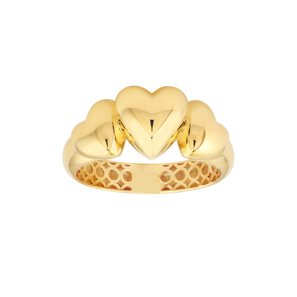 Triple Hearts Ring - Midas Chain