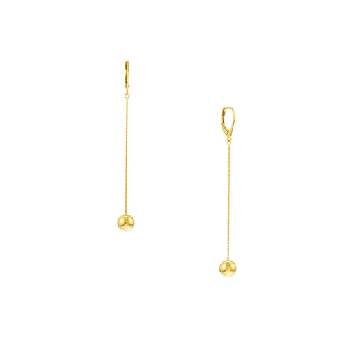 Bead Drop on Chain Earrings - Midas Chain