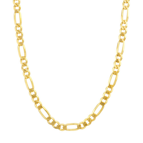 8.4mm Figaro Chain with Pear Shape Lock - Midas Chain