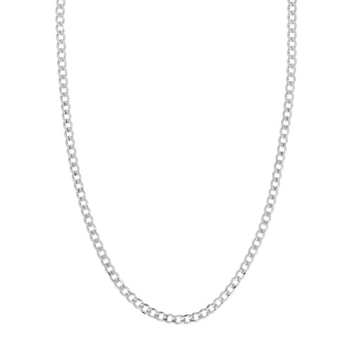 Sterling Silver 5.2mm Light Curb Chain with Lobster Lock - Midas Chain
