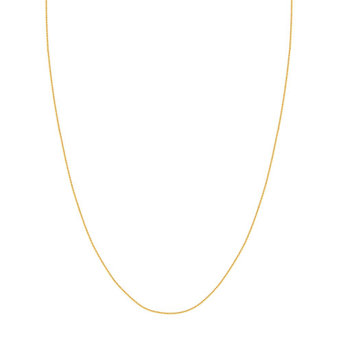 1.50mm Square Wheat Chain with Spring Ring - Midas Chain