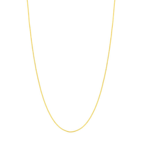 0.66mm Adjustable Box Chain with Lobster Lock - Midas Chain