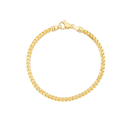 Round D/C Franco Chain Bracelet - Midas Chain