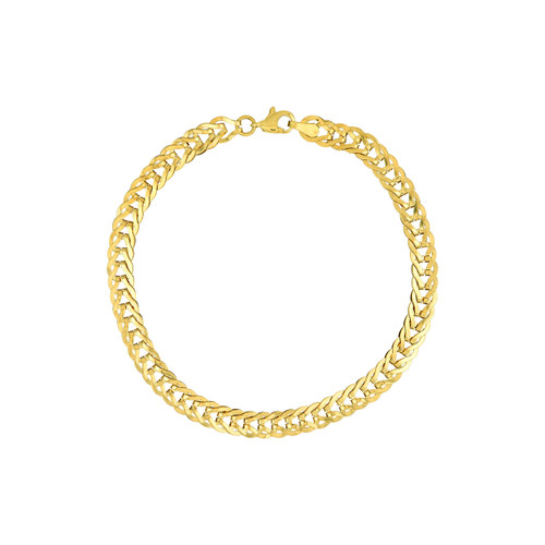 Flat Foxtail Chain Bracelet - Midas Chain