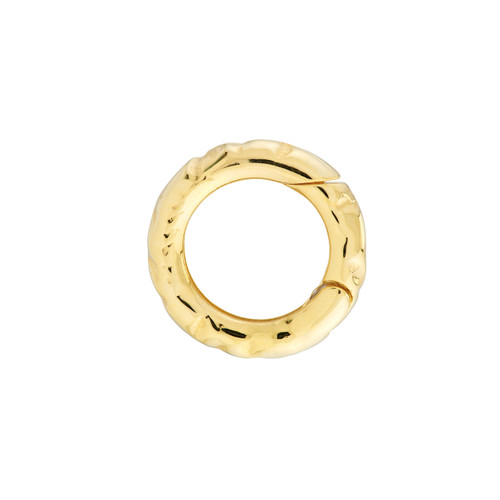 Hammered Design Round Push Lock - Midas Chain