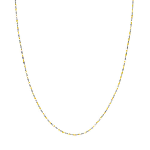 1.5mm Two-Tone Brilliant-Cut Chain - Midas Chain
