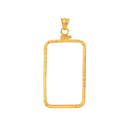 Pamp Suisse Lady Fortuna 1 Oz Diamond Cut Coin Bezel - Midas Chain