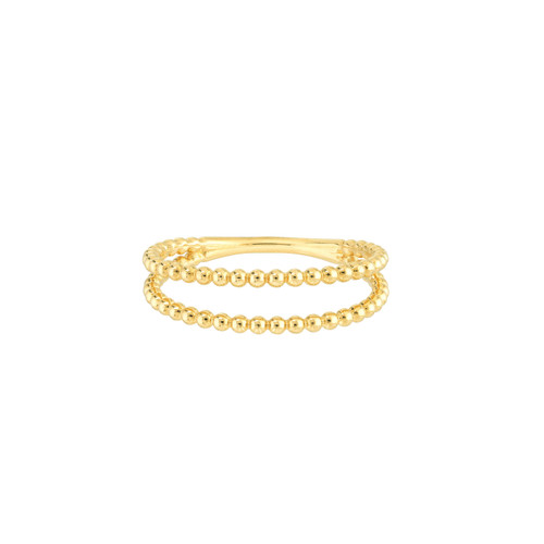 Double Beaded Wire Ring - Midas Chain