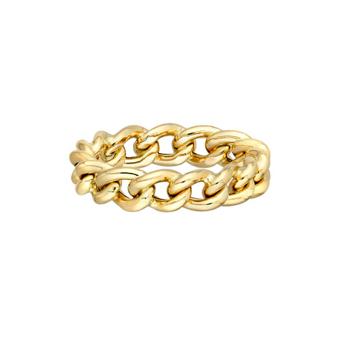 Concave Open Curb Ring - Midas Chain
