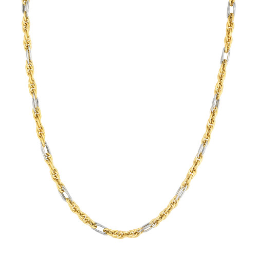 Two-Tone Mixed Rope Chain - Midas Chain
