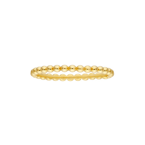 Beaded Stackable Ring - Midas Chain