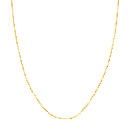 1.50mm Bead and Long Bar Chain - Midas Chain