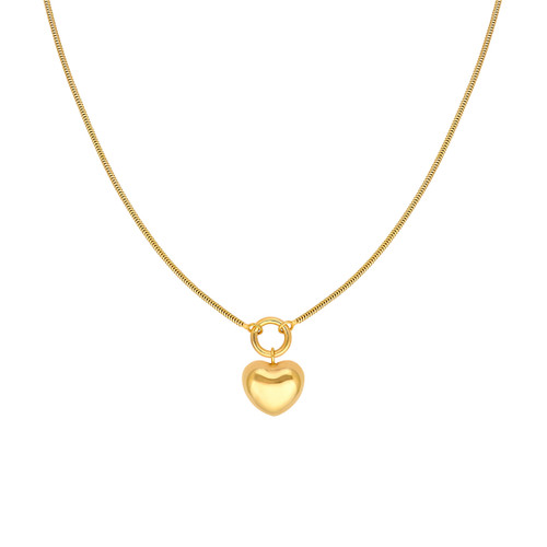 Dangle Heart Necklace - Midas Chain