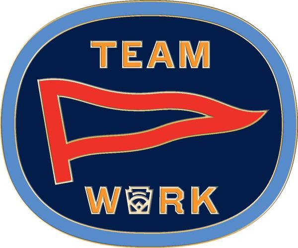 Little League Values Teamwork Badge Pin - Little League Official Store