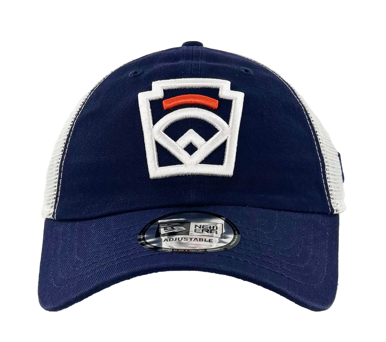 New Era 9Twenty Navy & White Trucker Little League Keystone Logo ...