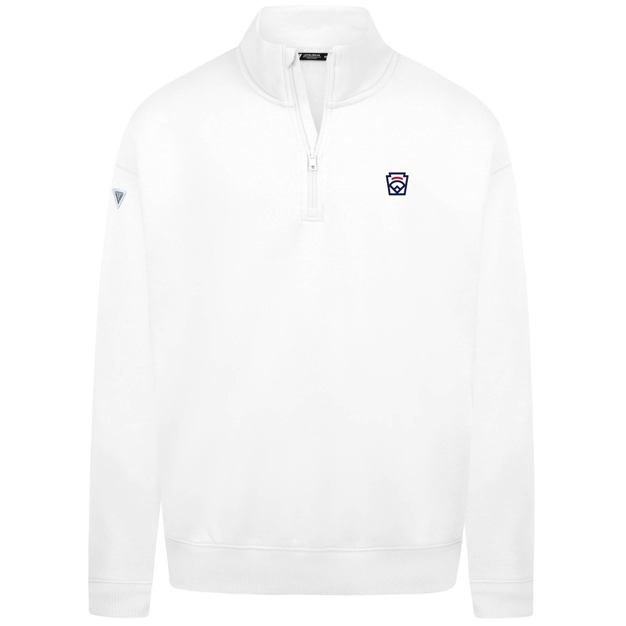 Little League Keystone Emblem White Murray 1/4 Zip - Little League ...