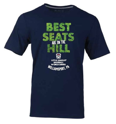 Little League Baseball World Series Best Seats Are on The Hill Navy Tee ...