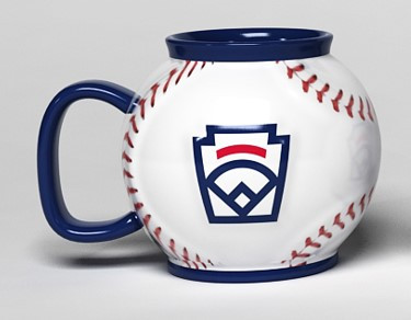 Little League Keystone Emblem Logo Baseball Ball Mug - Little League ...