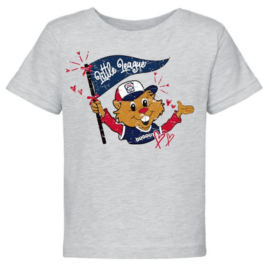 Little League Dugout Flag Grey Tee - Little League Official Store