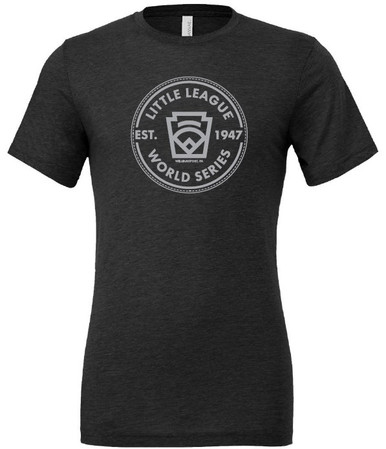 Little League 1947 Circle Dark Gray Tri-blend Tee - Little League ...