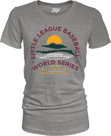 Little League World Series 1947 Sunset Stadium Grey Triblend Tee ...