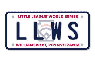 Little League LLWS License Plate Rugged Sticker - Little League ...