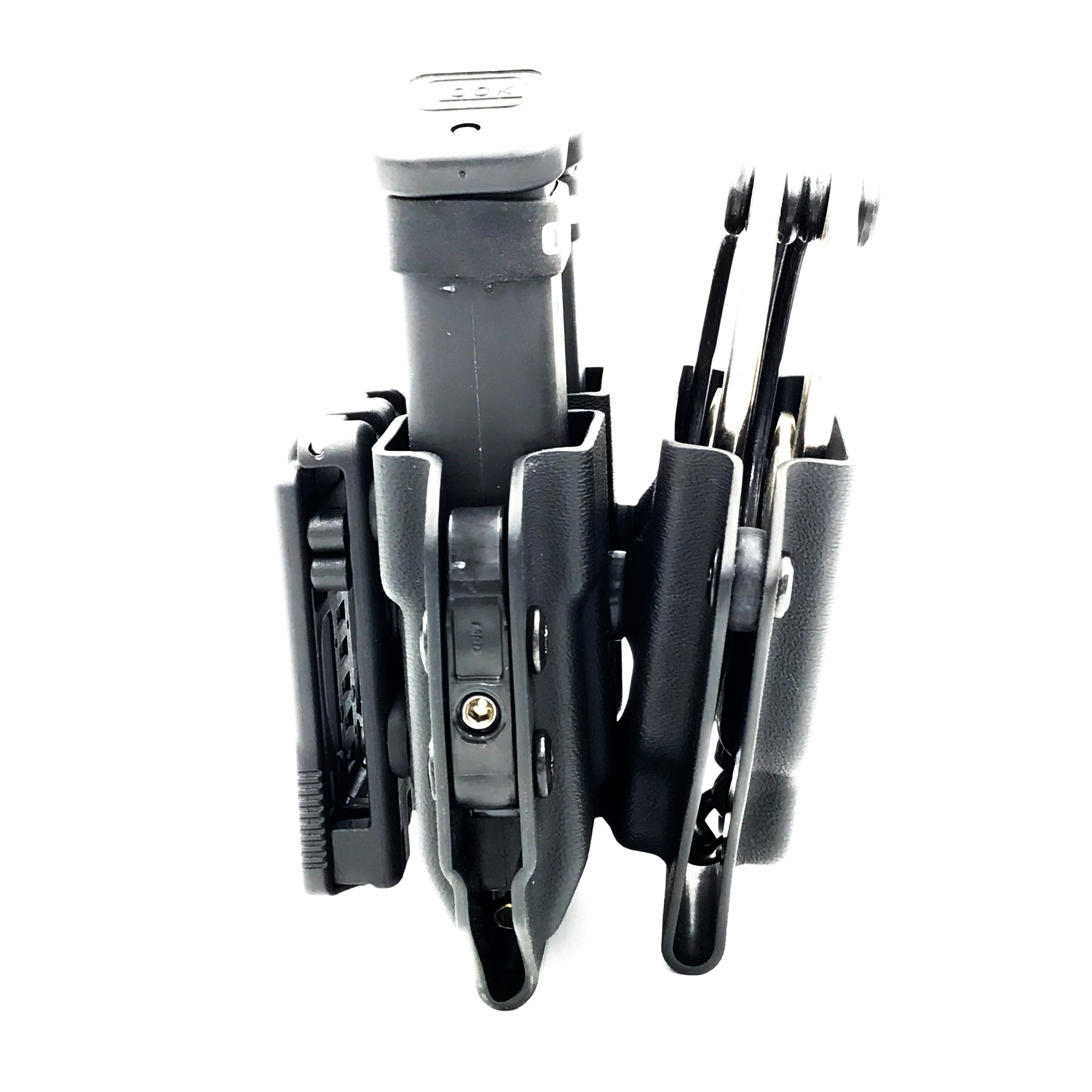 Dual Pistol Magazine/Single Handcuff Carrier Combo - Omega Holsters LLC