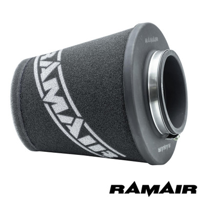 Ramair Polymer Base Neck Cone Air Filter - 90mm ID Neck - Ramair ...